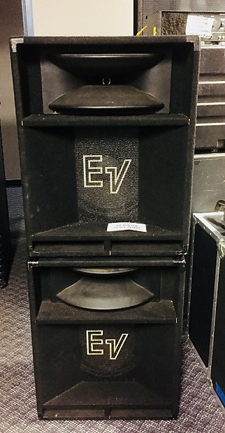 EV SH-1502ER Speaker Cabinets - Matched Pair Aged Black | Reverb