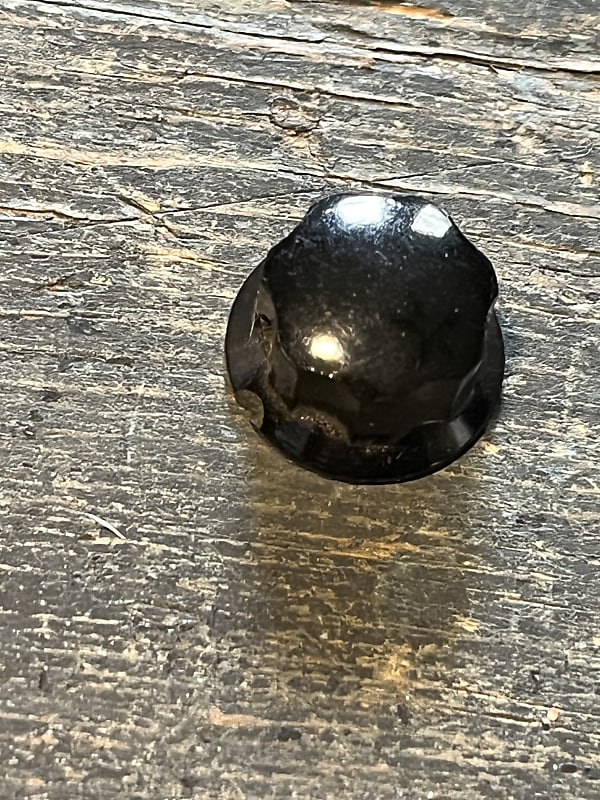 Unknown vintage bakelite small knob - Blk | Reverb