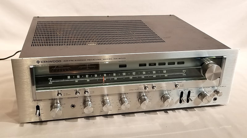 Kenwood KR-8010 AM/FM Stereo Receiver 1978-80's Silverface | Reverb