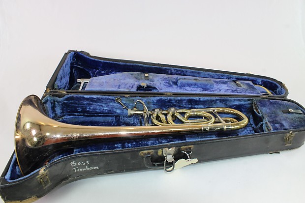 Holton TR-181 Professional Bass Trombone in Lacquer SN 50124 | Reverb