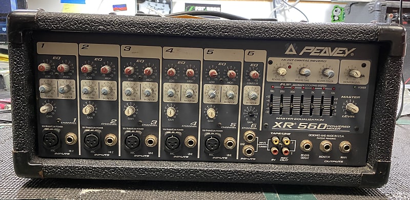 Peavey XR560 Powered Mixer | Reverb