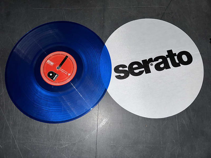 Serato DJ Pro 12" Control Blue Record Vinyl Scratch Live | Reverb