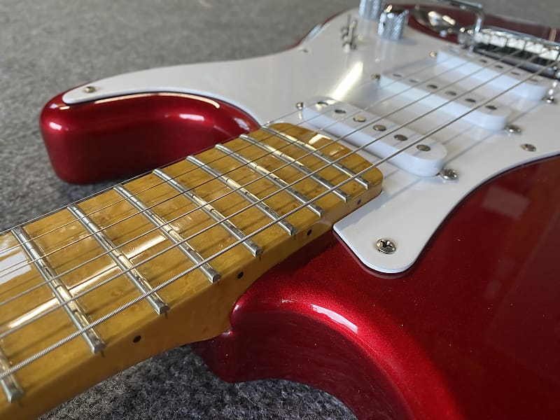 Mark Knopfler red Schecter tribute | Reverb