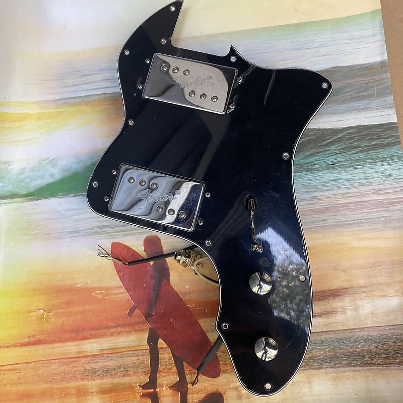 Fender Thinline Telecaster loaded Pickguard Widerange MIM | Reverb