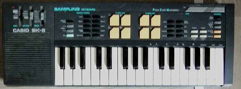 RARE, VINTAGE CASIO SK-5 SAMPLING KEYBOARD c1980s - | Reverb France