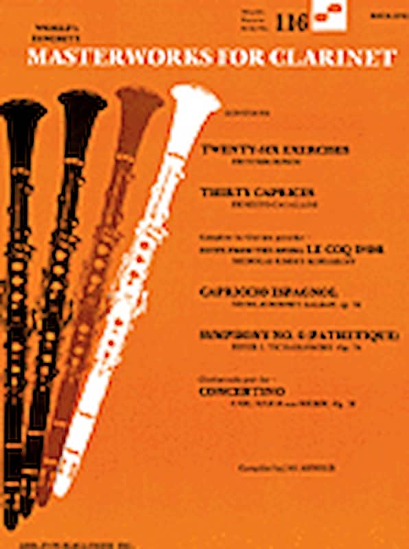 Masterworks For Clarinet Book 1 116 Worlds Favorite | Reverb