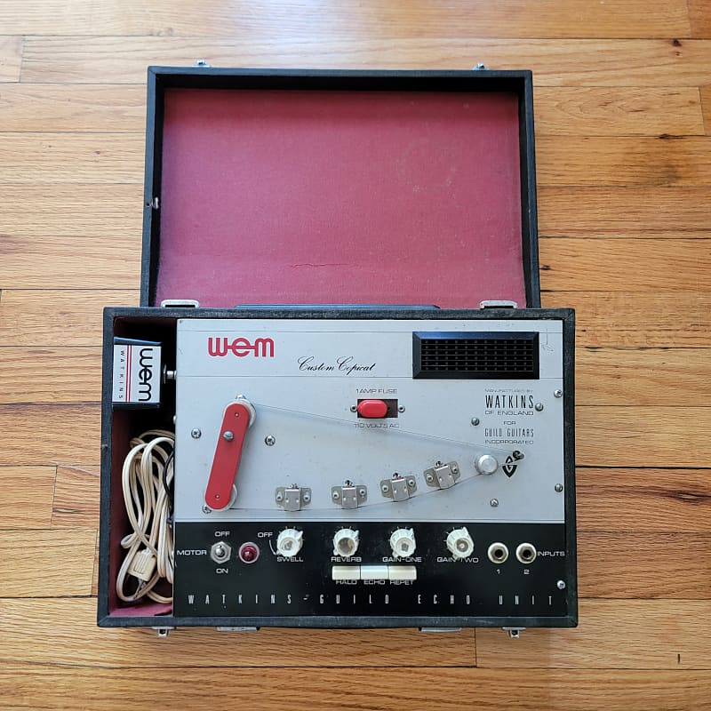 1960s WEM Custom Copicat For Guild Guitars Tape Echo Unit | Reverb
