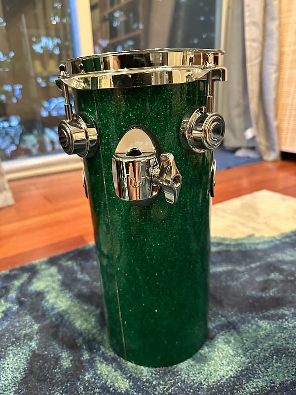 DW 14x6 Rata Tom Collector's Series Maple Late 2000s - Green | Reverb