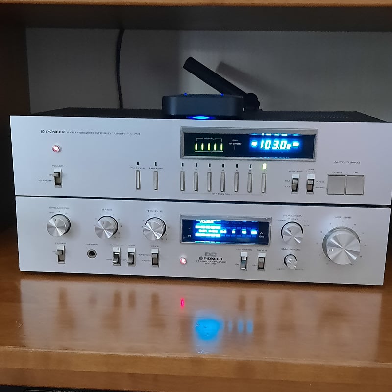 Pioneer SA710 + TX710 1979 - Argento | Reverb