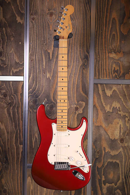 Fender American Standard Stratocaster Candy Apple Red David | Reverb