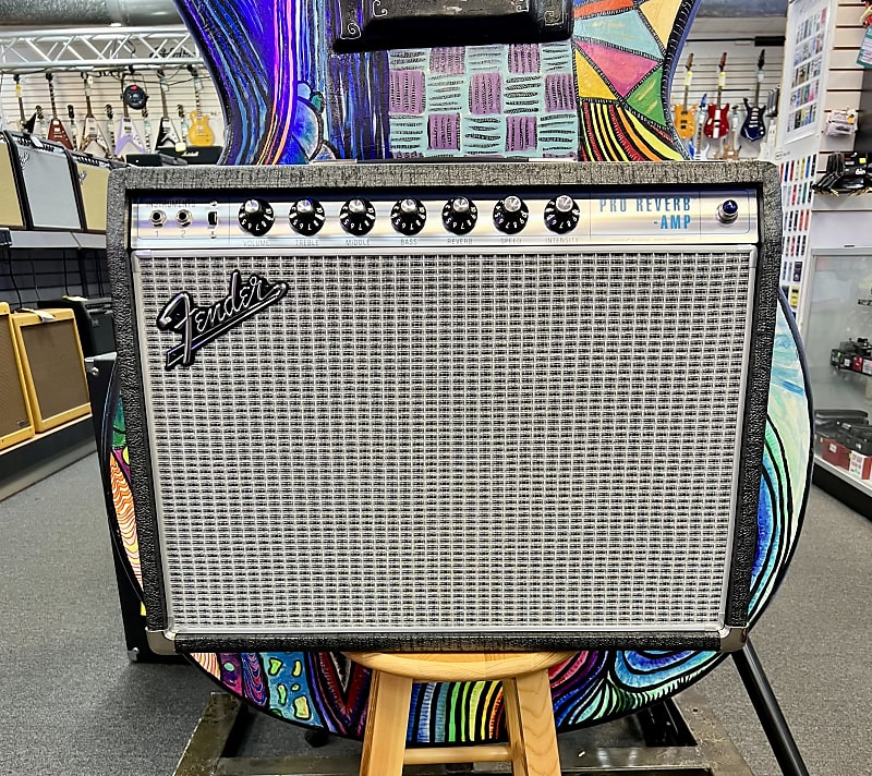 Fender FSR ‘68 Custom Pro Reverb 40 Watt 1x12 Combo, Pewter | Reverb