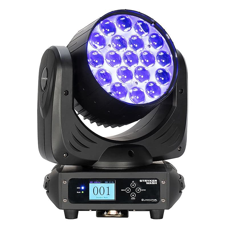 Eliminator Lighting STRYKER-WASH Moving Head Wash Fixture | Reverb