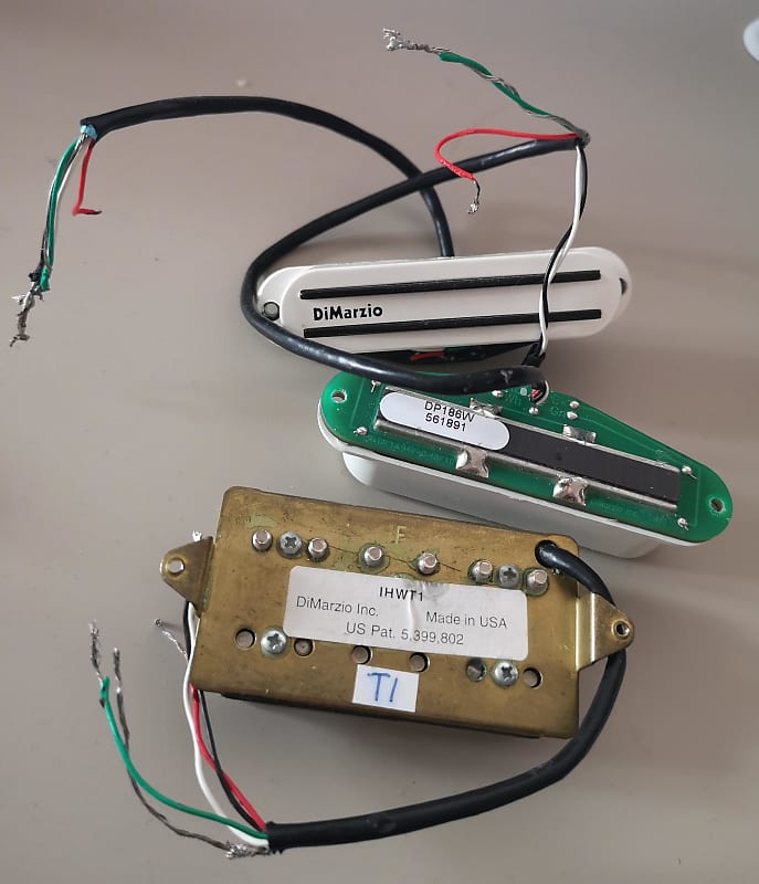 Dimarzio Andy Timmons AT-1 White F-Spaced | Reverb UK