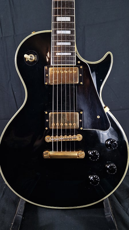 Burny Les Paul 1990s - Black | Reverb