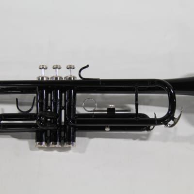 Mendini By Cecilio Bb Student Trumpet in Black with Case, | Reverb