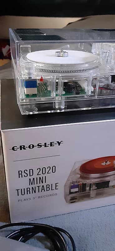 Crosley RSD Mini Turntable And 11 - 3" Vinyl Records 2020 | Reverb