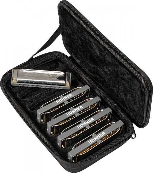 Hohner Rocket Harp Harmonica Pro Pack 5-Piece Harmonica Set | Reverb