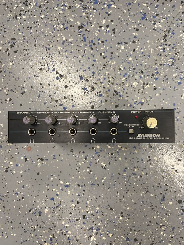 Samson Q5 Headphone Amplifier 2010s - Black | Reverb