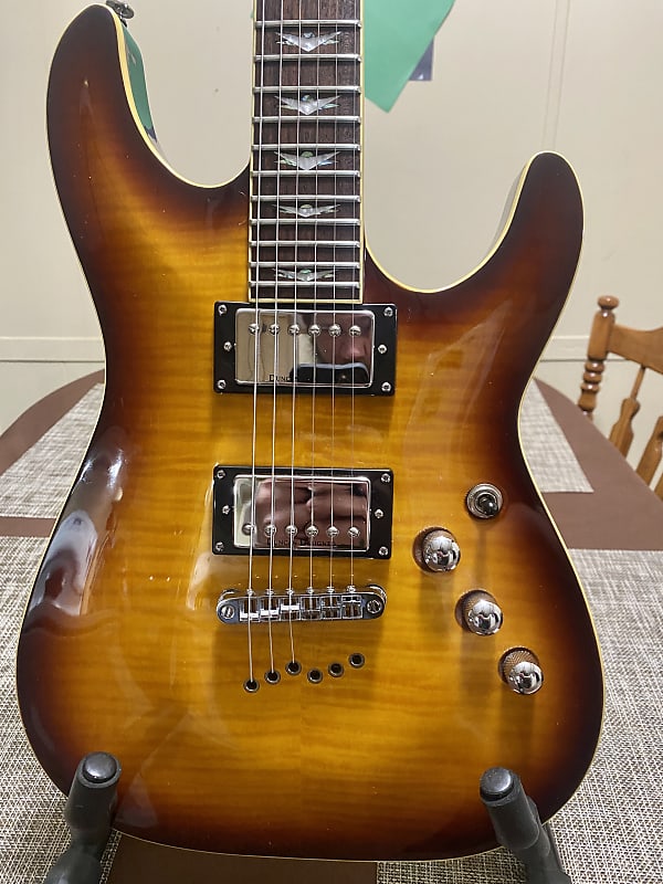 Schecter Diamond Series C-1 Plus Amber Sunburst (Final price | Reverb