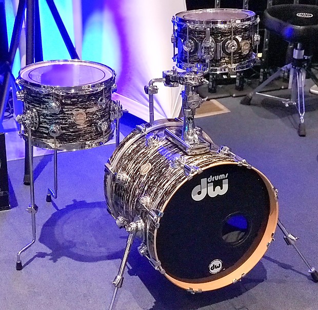 DW Collector's Series 3-Piece Bop Drum Set 2004 Black Oyster | Reverb