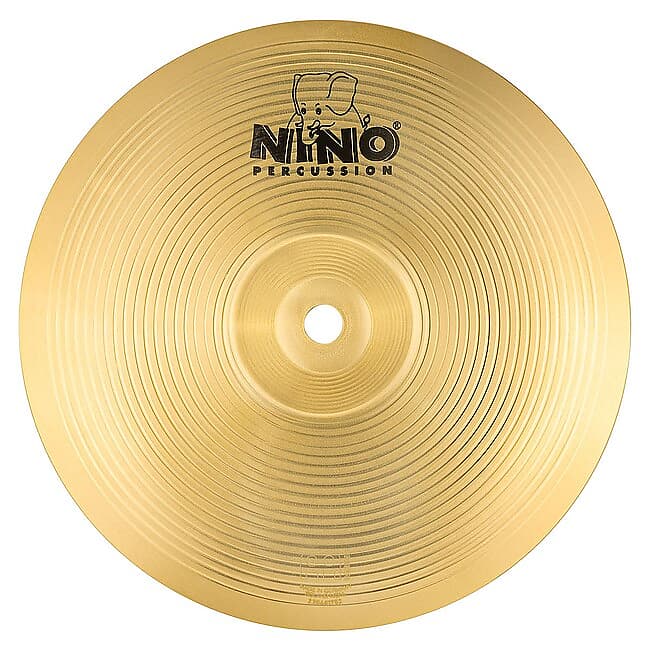 MEINL NINO-BR203 8 Brass Cymbal, Single, incl. BR4 Strap | Reverb