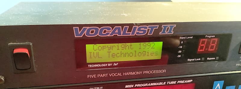 DigiTech Vocalist II five vocal part harmonizer (1992) | Reverb UK