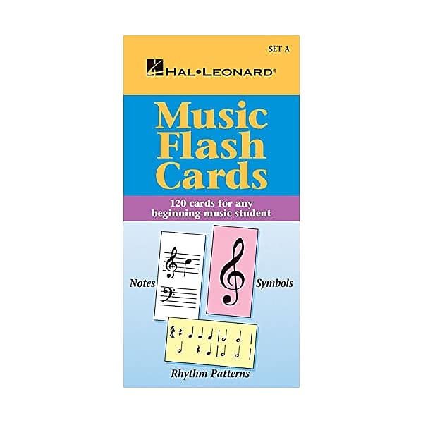 Music Flash Cards Set A: 120 Cards for Any Beginning Music | Reverb