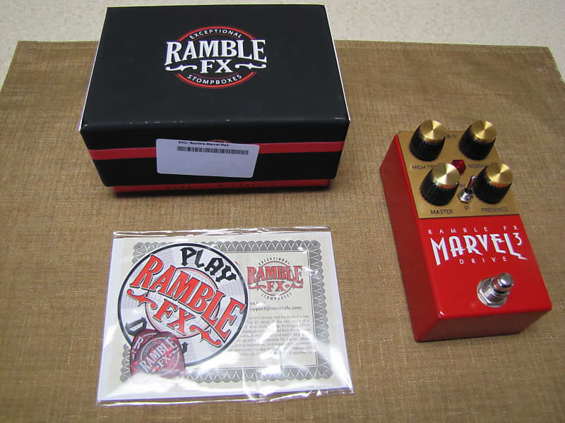 Ramble FX Marvel Drive V3 Purchased New | Reverb