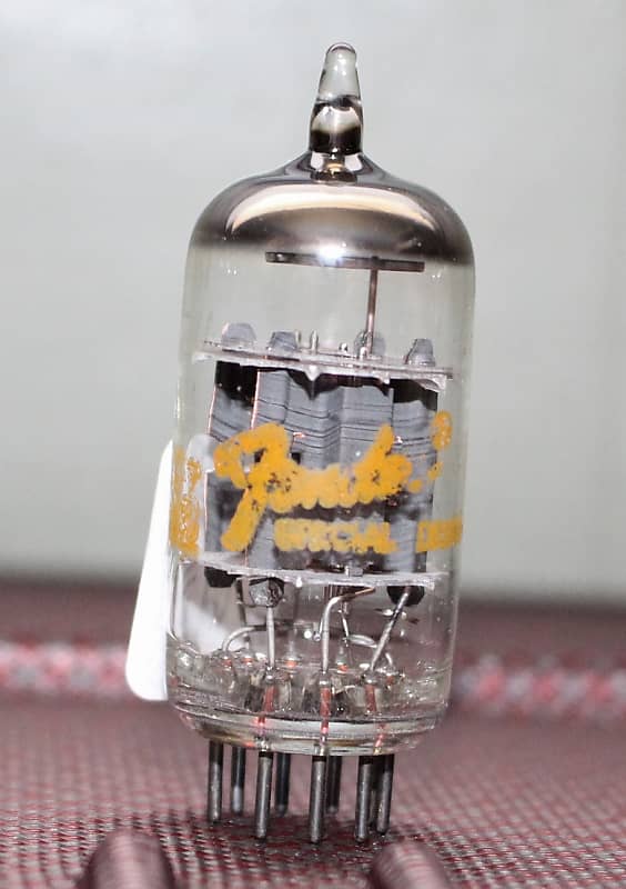 GE 7025 12AX7 PERFECT BALANCE SHORT PLATE HALO GETR TEST NOS | Reverb