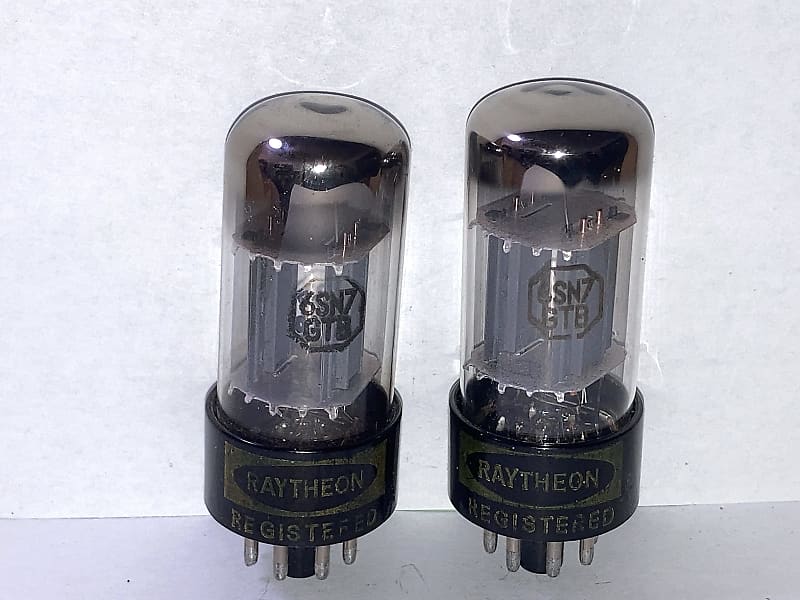 1960's Toshiba Marked Raytheon 6SN7GTB ECC33 6SN7 Tall Bottle | Reverb