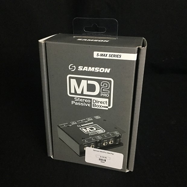 Samson S-Max MD2 Pro Stereo Passive Direct Box | Reverb