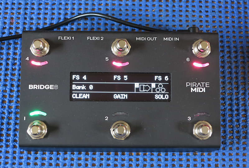 Pirate MIDI Bridge6 MIDI Foot Controller | Reverb
