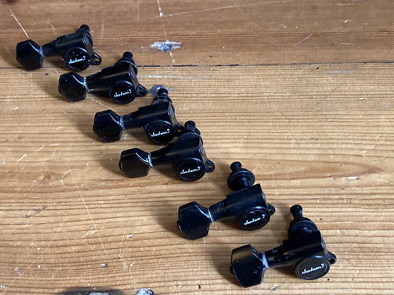 1980s Jackson Charvel Model 3 Guitar Tuners Machine Heads | Reverb