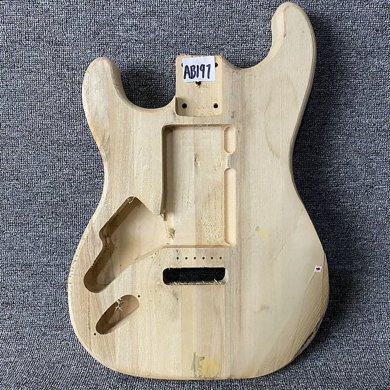 Left Handed Stratocaster Strat Style Unfinished Guitar Body | Reverb