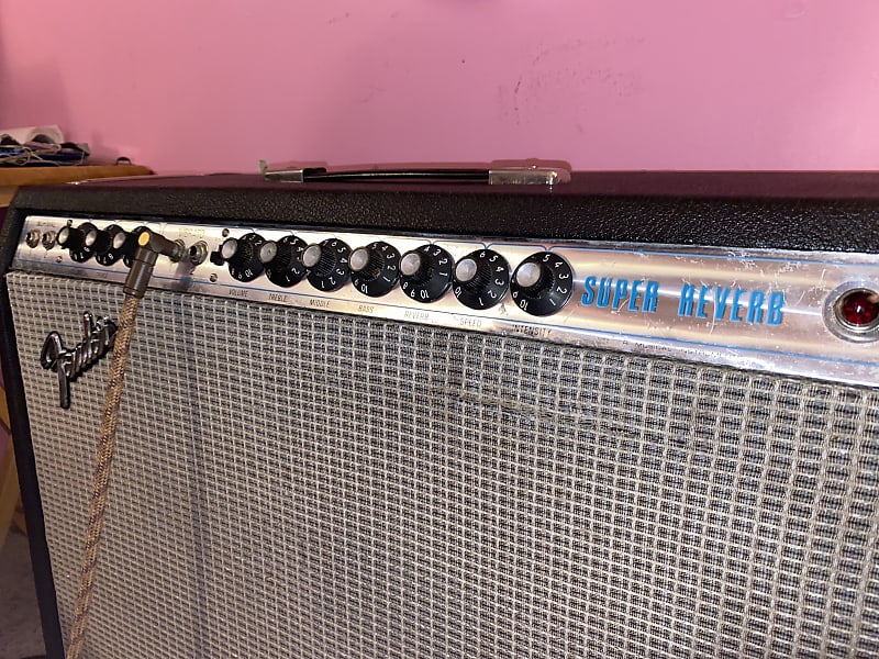 Genuine 1971 Fender Super Reverb faceplate | Reverb