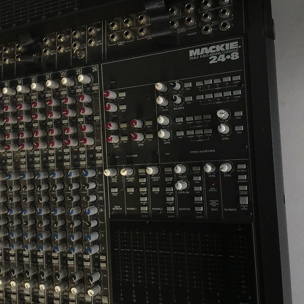 Mackie 24x8x2 8-Bus Mixing Console with Meter Bridge | Reverb