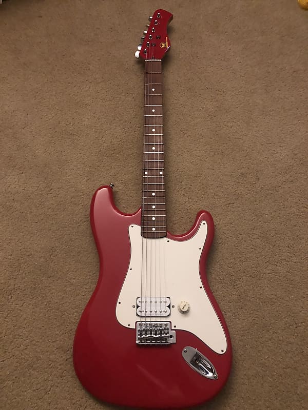 Hondo H75 80s Fire Engine Red | Reverb