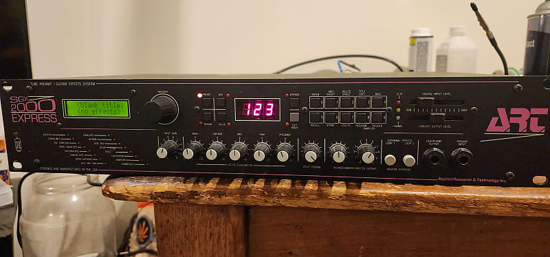 ART Sgx 2000 express & x-15 ultrafoot midi pedal board 90s | Reverb