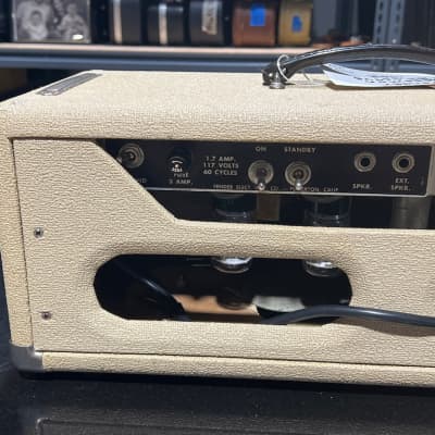 Fender Bassman Piggyback Amp 1962 - ultra rare in White Tolex | Reverb