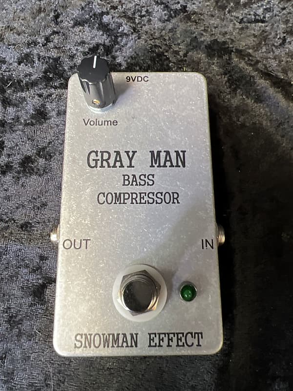 Snowman Gray Man Bass Compressor Compressor Guitar Effects | Reverb