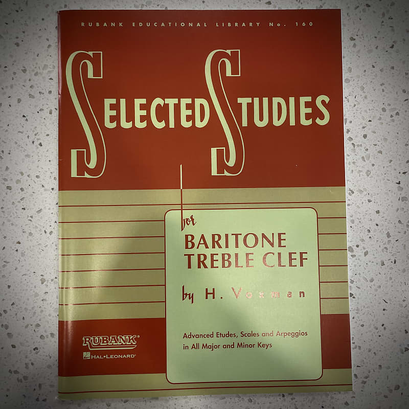 Rubank Selected Studies Baritone T.C. Vol. 1 | Reverb