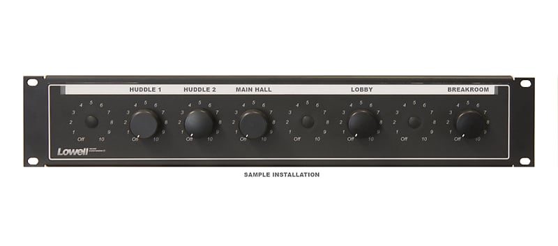 Lowell LVC8PID2-BBBBBBC-RS1 Rack Mount Volume Control Panel | Reverb