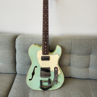 Haar Traditional Telecaster Thinline 2020 Surf Green - | Reverb