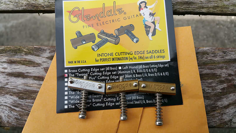 Glendale Saddles "Twang" Intone Cutting Edge set | Reverb