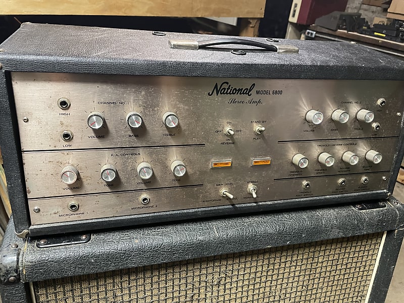 National Valco 6800 Stereo Amp 1968 | Reverb