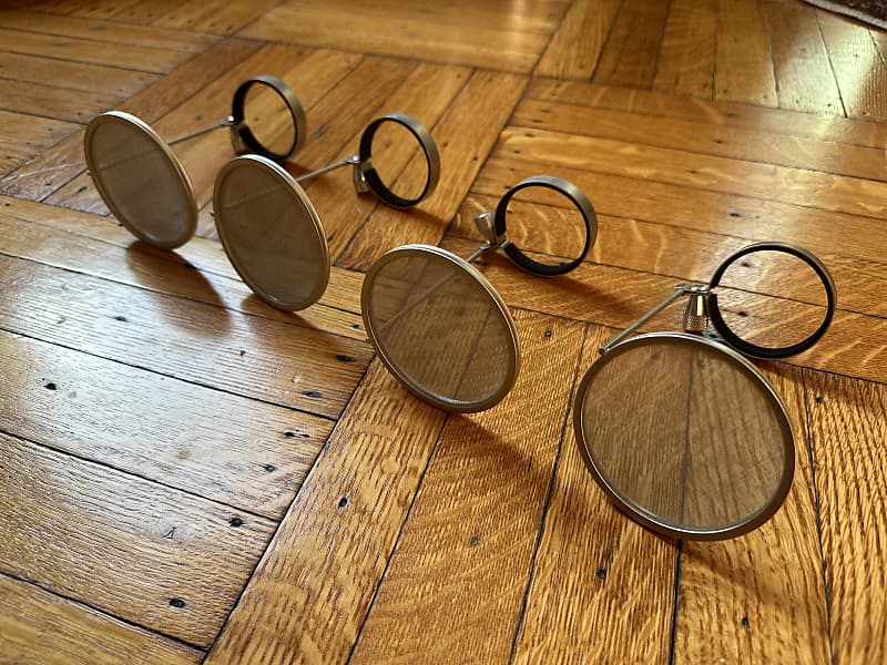 4 RoxDon Pop Filters HPF-1 2020 - SIlver - Fits Heil PR40, | Reverb