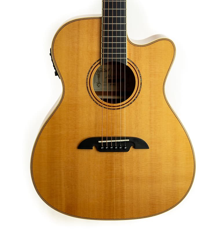 Alvarez AFH600CESHBXX OM/FOLK Cutaway electric acoustic | Reverb