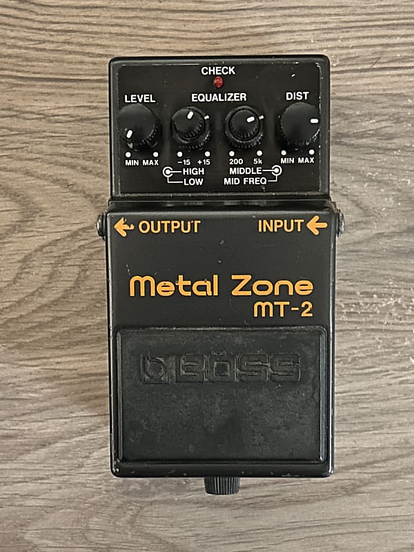 Boss MT-2 Metal Zone (Silver Label) 1991 - Present - Black | Reverb