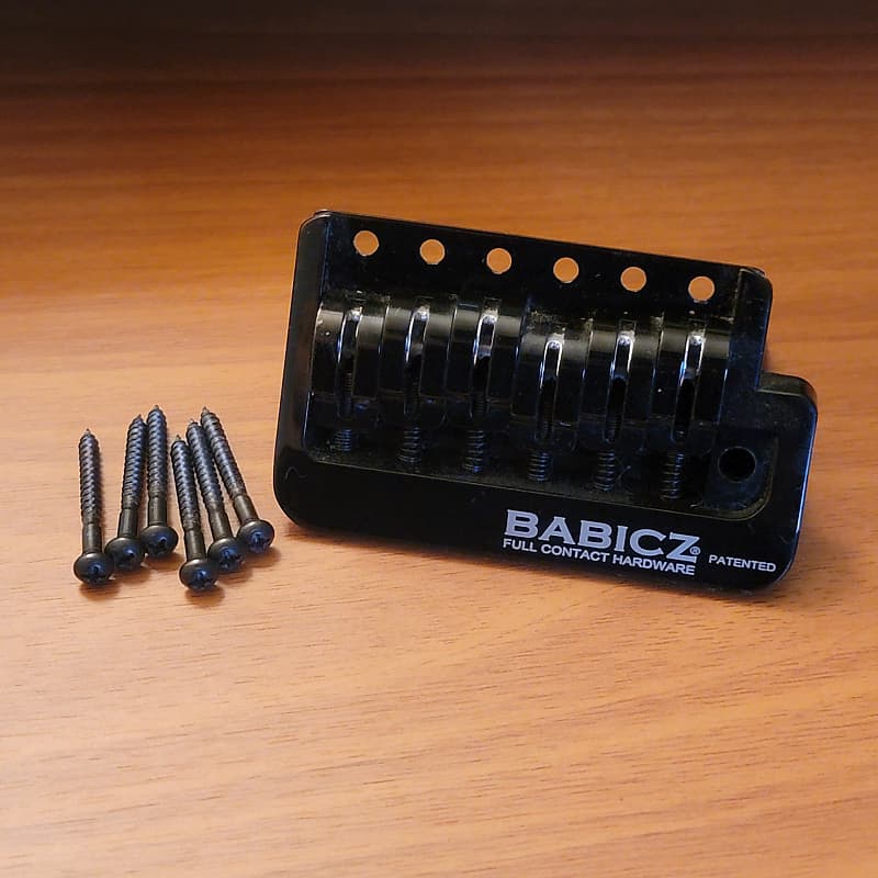 Babicz Full Contact 6-Point Bridge Black | Reverb