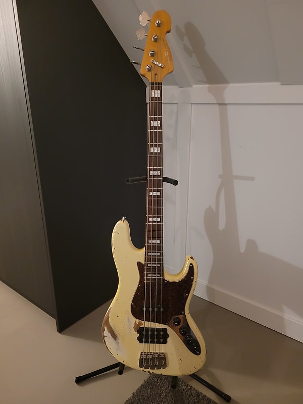 Sandberg TM4 2009 - Heavy relic white | Reverb